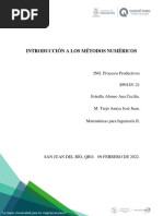 Aplicaciones e Importancia de Métodos Numéricos | PDF | Análisis numérico | Simulación