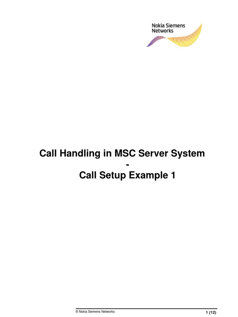Call Setup Example 1 | PDF | Computer Network | Intellectual Property
