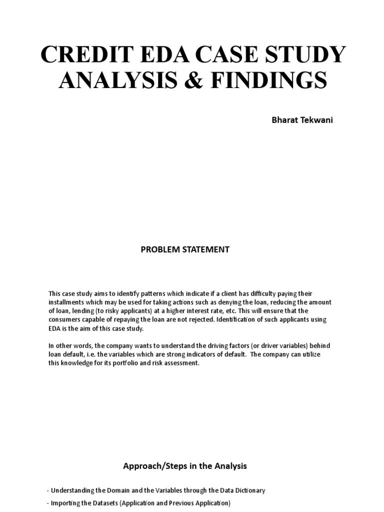 EDA Insights on Credit Default Risk | PDF | Finance & Money Management