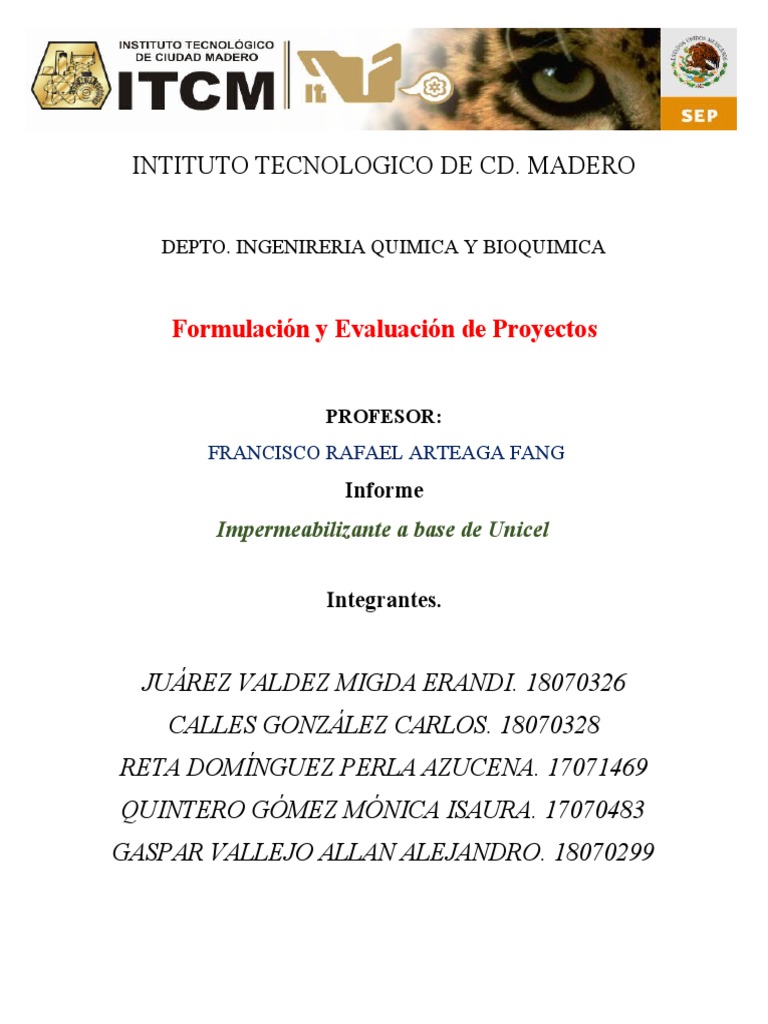 Impermeabilizante A Base de Unicel | PDF | Poliestireno | Agua