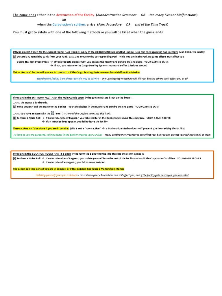 Nemesis Lockdown Room Reference | PDF
