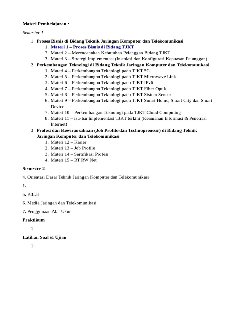 Materi TJKT | PDF | Seni | Teknologi & Rekayasa