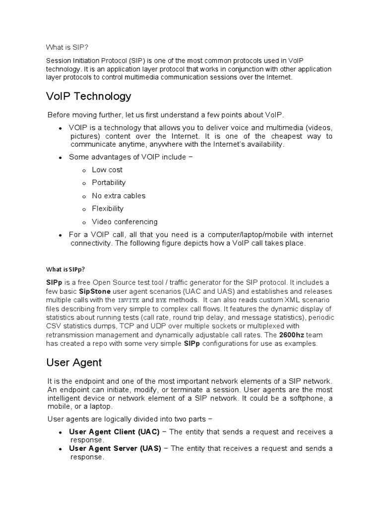 Voip Technology: Sipp Is A Free Open Source Test Tool / Traffic ...