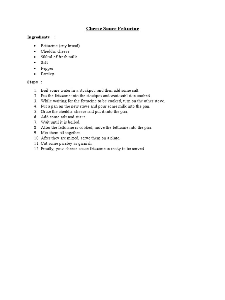 Procedure Text Example | PDF