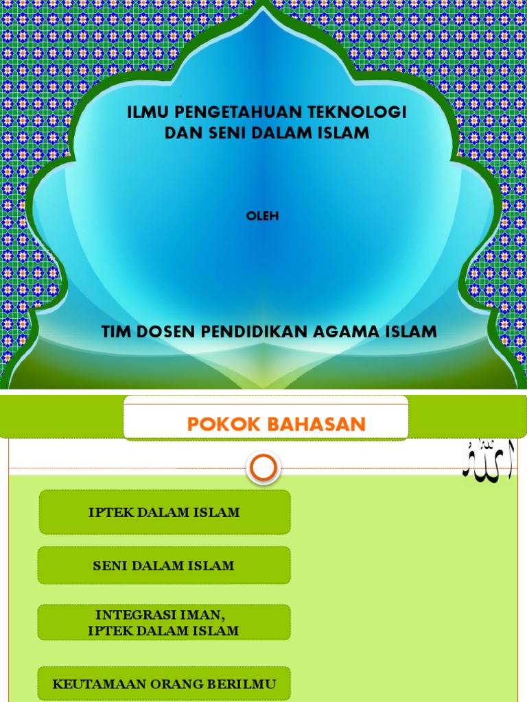 IPTEKS Dalam Islam | PDF IPTEKS Dalam Islam | PDF
