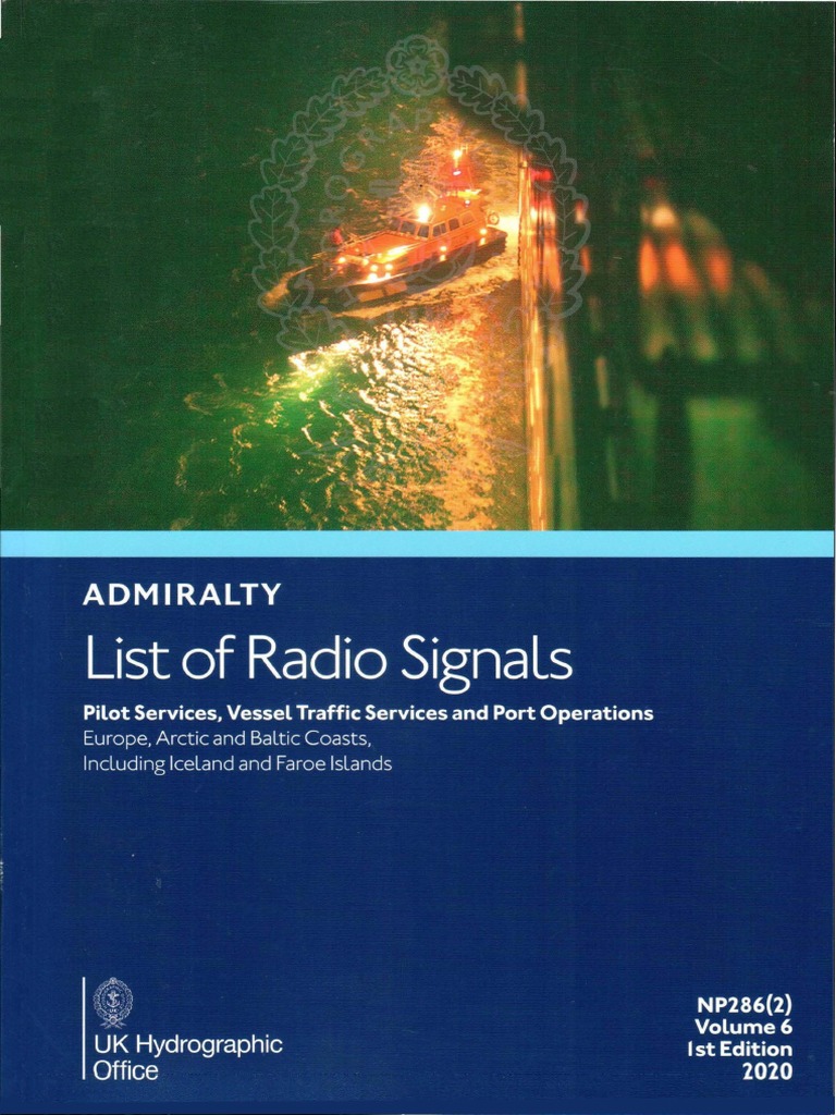Admiralty List of Radio Signals Volume 6 Part 2 2020 | PDF