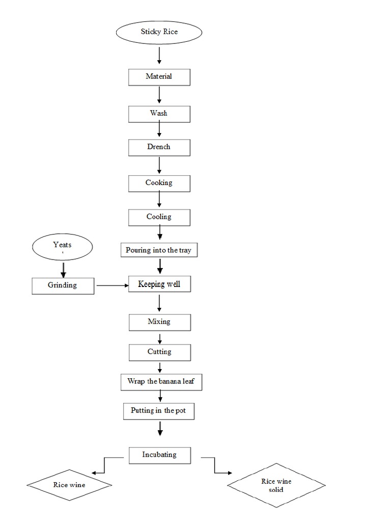 Rice Wine Fermentation Process Guide | PDF | Fermentation | Starch