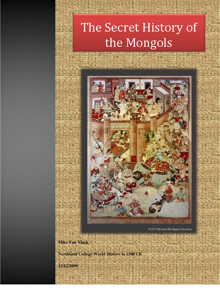 The Secret History of The Mongols | PDF | Genghis Khan | Mongol Empire