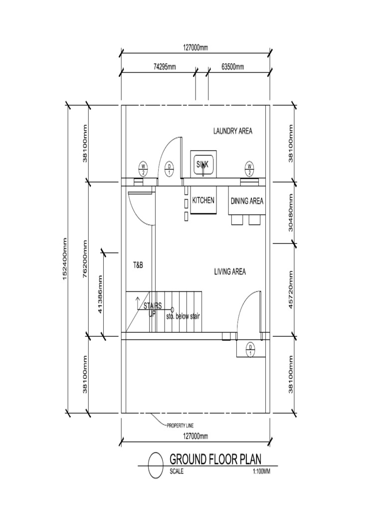 Ground Floor Plan Dimensions and Layout | PDF