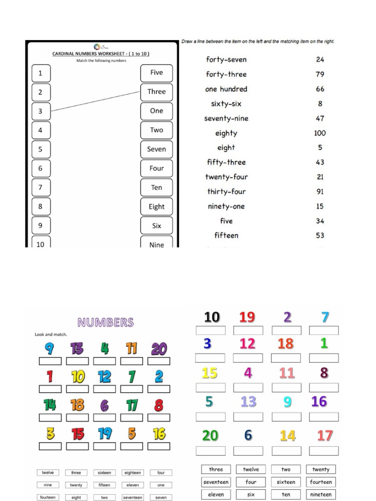 Cardinal Number Exercises | PDF
