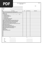 Check List Instalasi Listrik Umum | PDF