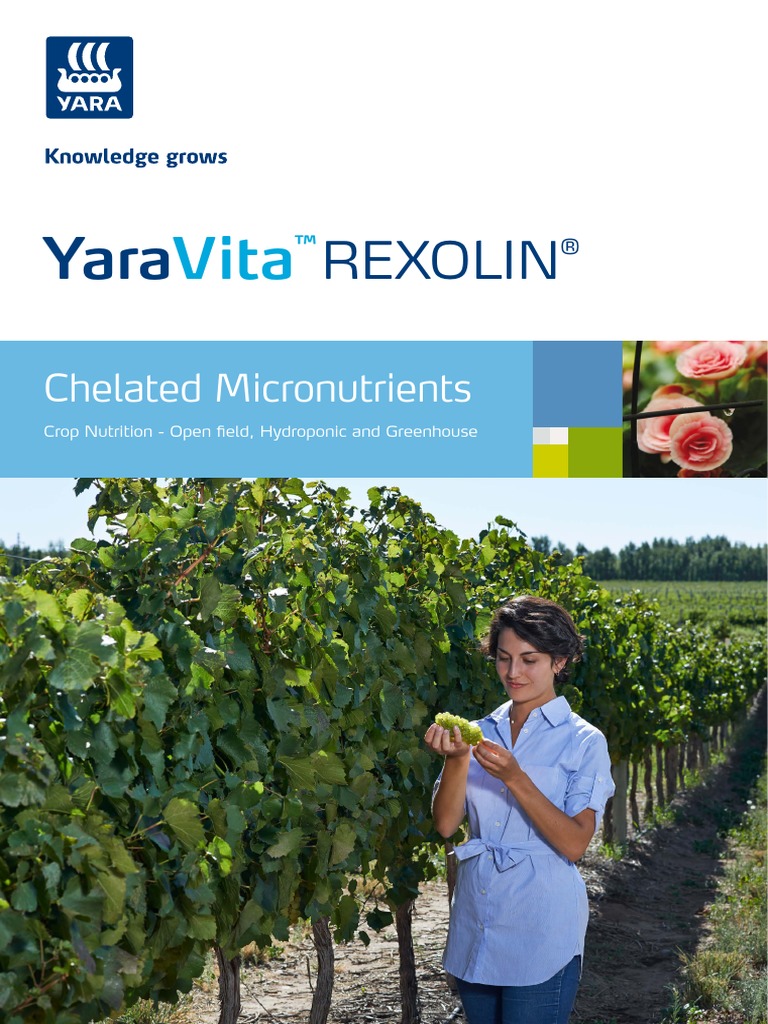 Rexolin: Chelated Micronutrients | PDF | Soil | Micronutrient
