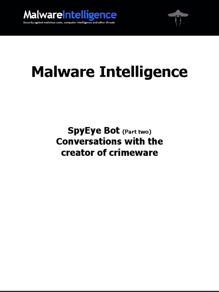 Spyeye Analysis II en | PDF | Malware | Cybercrime