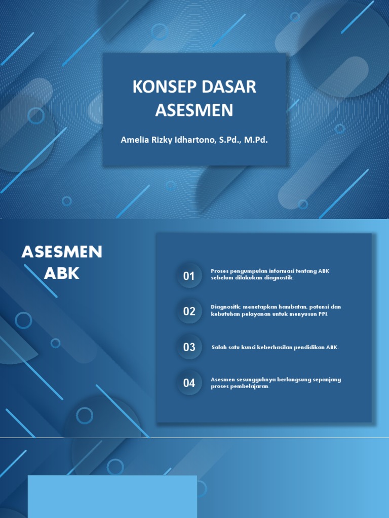 Konsep Dasar Asesmen ABK | PDF