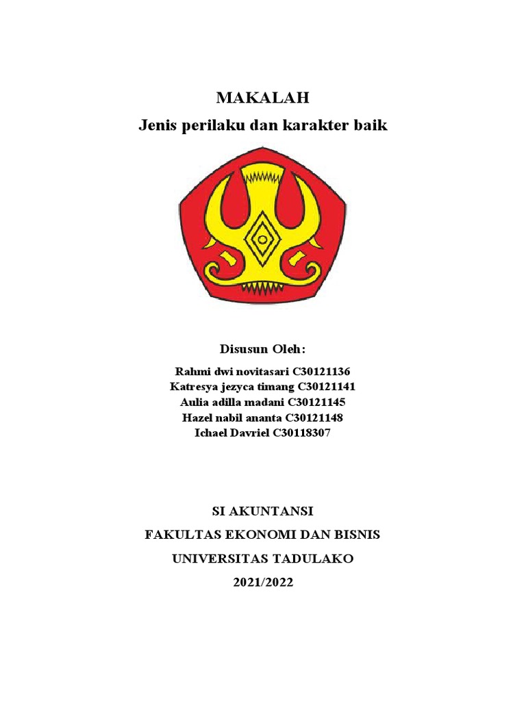 Jenis Karakter dan Perilaku Baik | PDF | Karier & Perkembangan