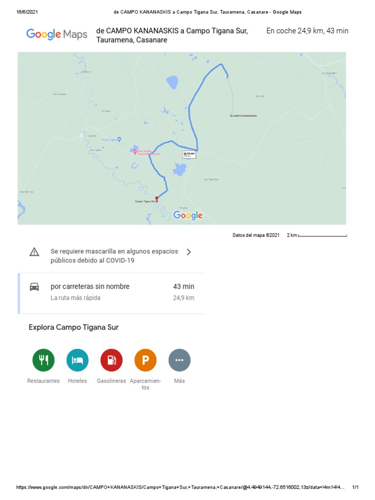 De CAMPO KANANASKIS A Campo Tigana Sur, Tauramena, Casanare - Google ...