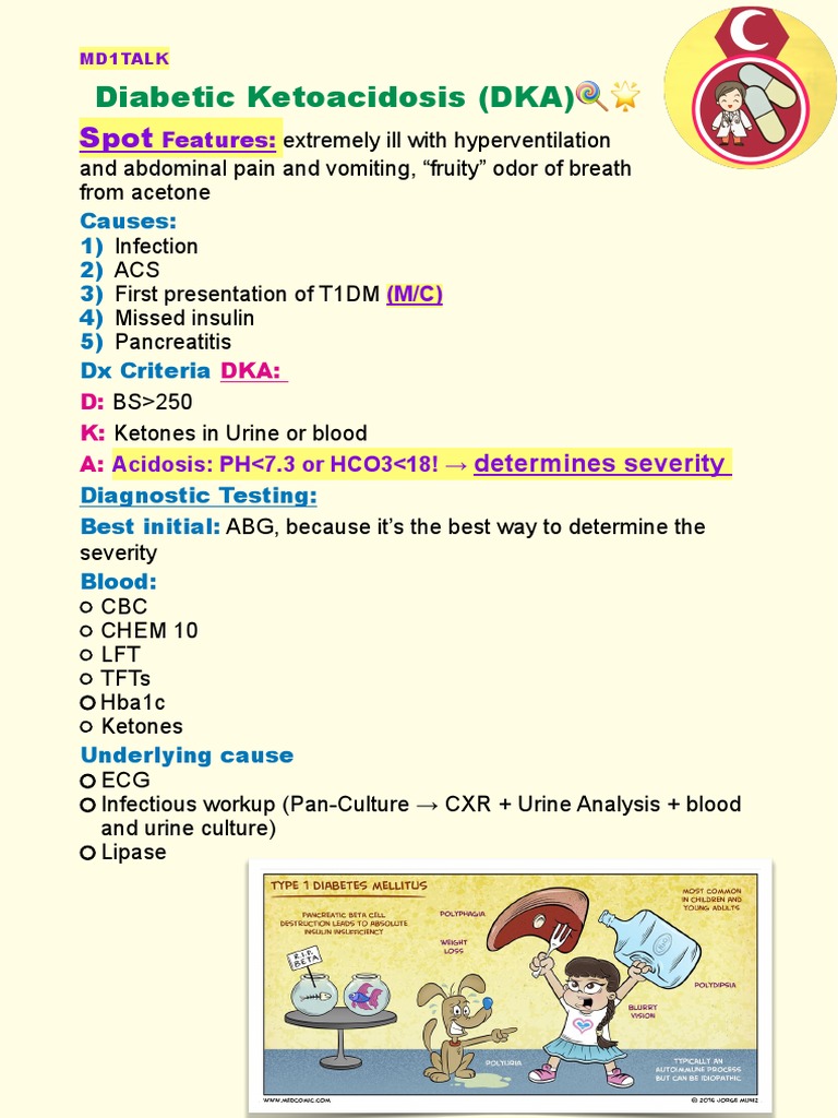 Diabetic Ketoacidosis Dka Features Pdf Clinical Medicine