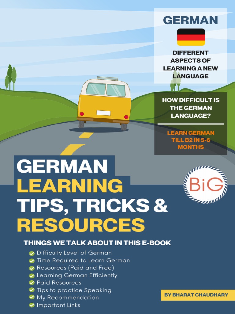 1german Learning Tips, Tricks & Resources | PDF
