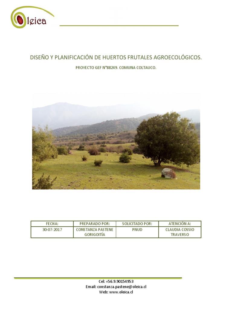 Diseno y Planificacion Huertos Frutales Agroecologicos | PDF | Suelo ...
