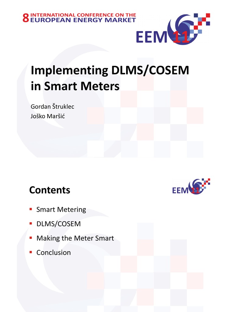 Implementing DLMS/COSEM in Smart Meters in Smart Meters: Gordan Štruklec Joško Maršić | PDF ...
