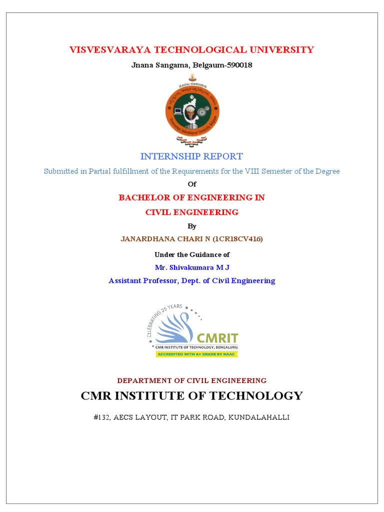 Internship Report Content | PDF | Concrete | Plaster