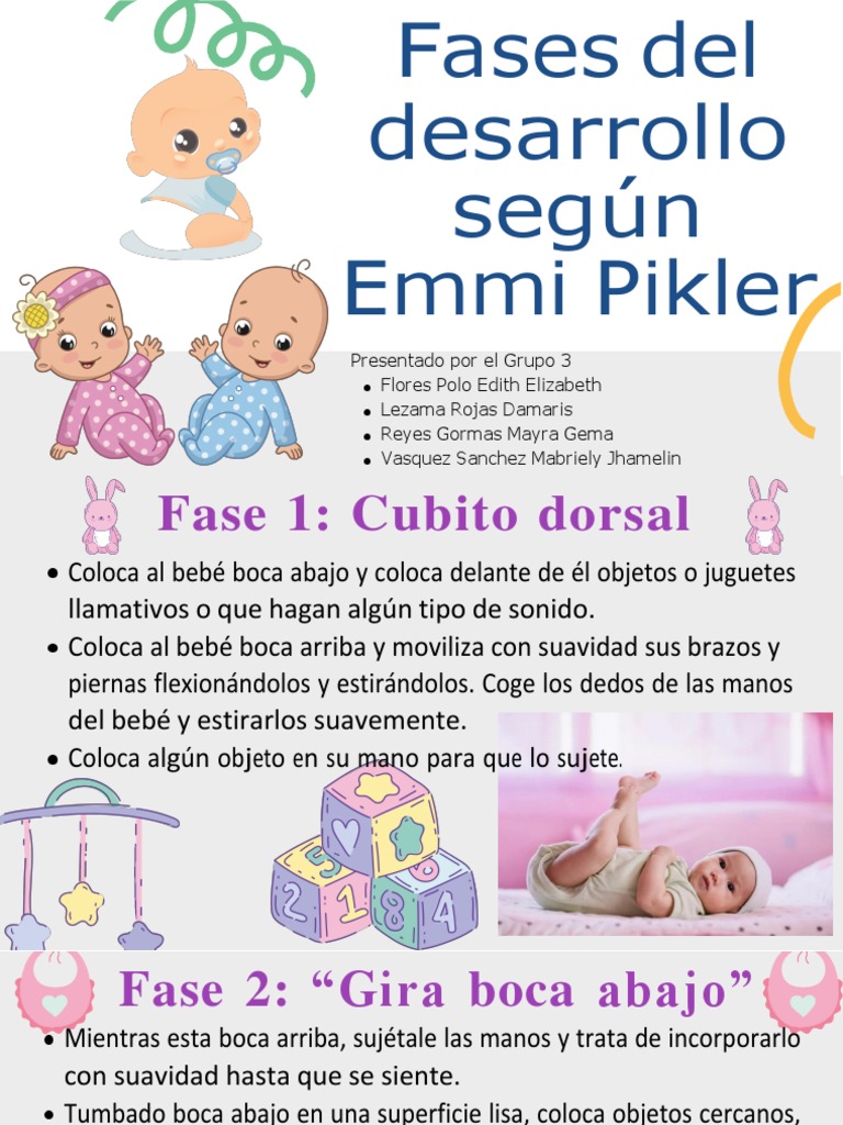 Fases Del Desarrollo (Emmi Pikler) | PDF