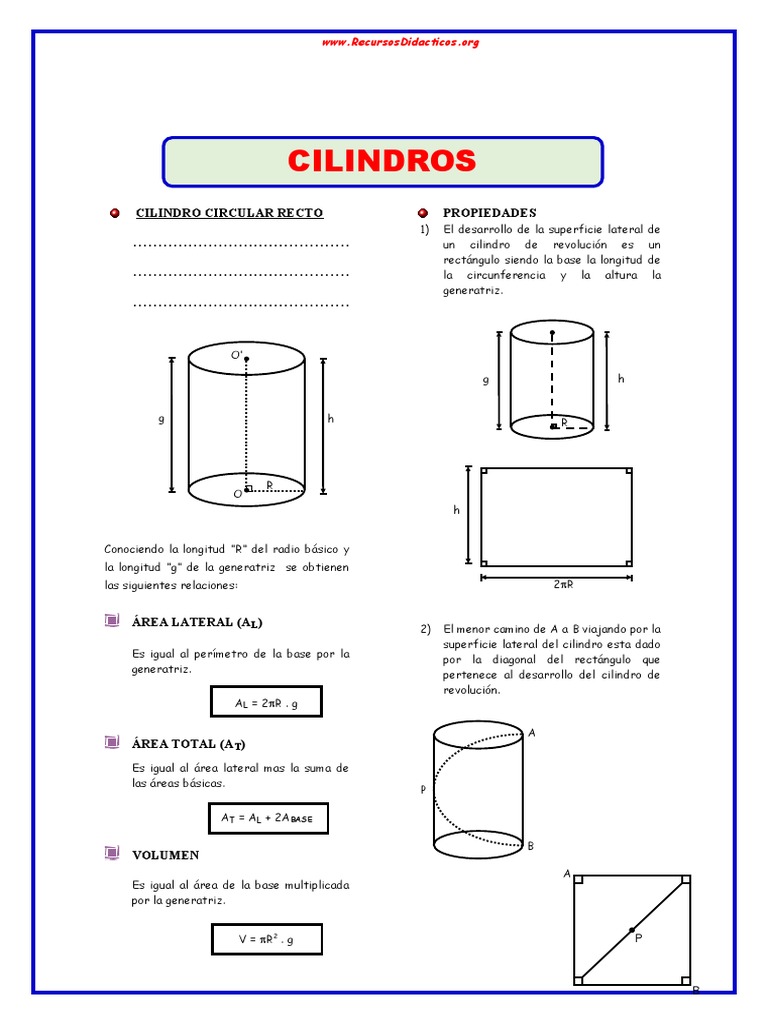 Cilindro Circular Recto | PDF | Geometría Elemental | Euclides