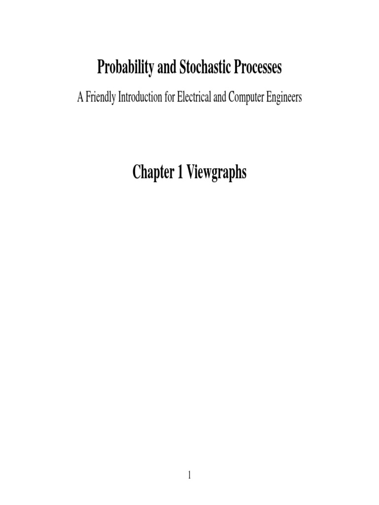 Prob ch1 | PDF | Teaching Methods & Materials