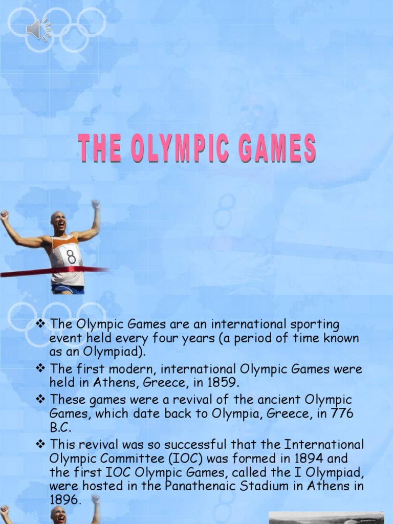 A Comprehensive History and Overview of the Olympic Games: From Their ...