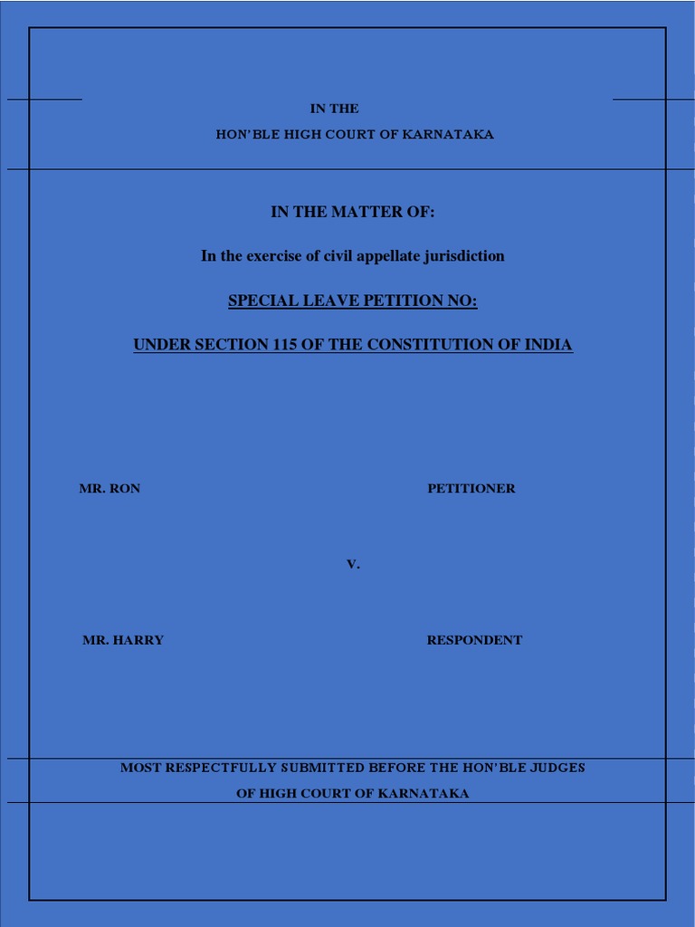 Petitioner Memorial | PDF | Negligence | Breach Of Contract