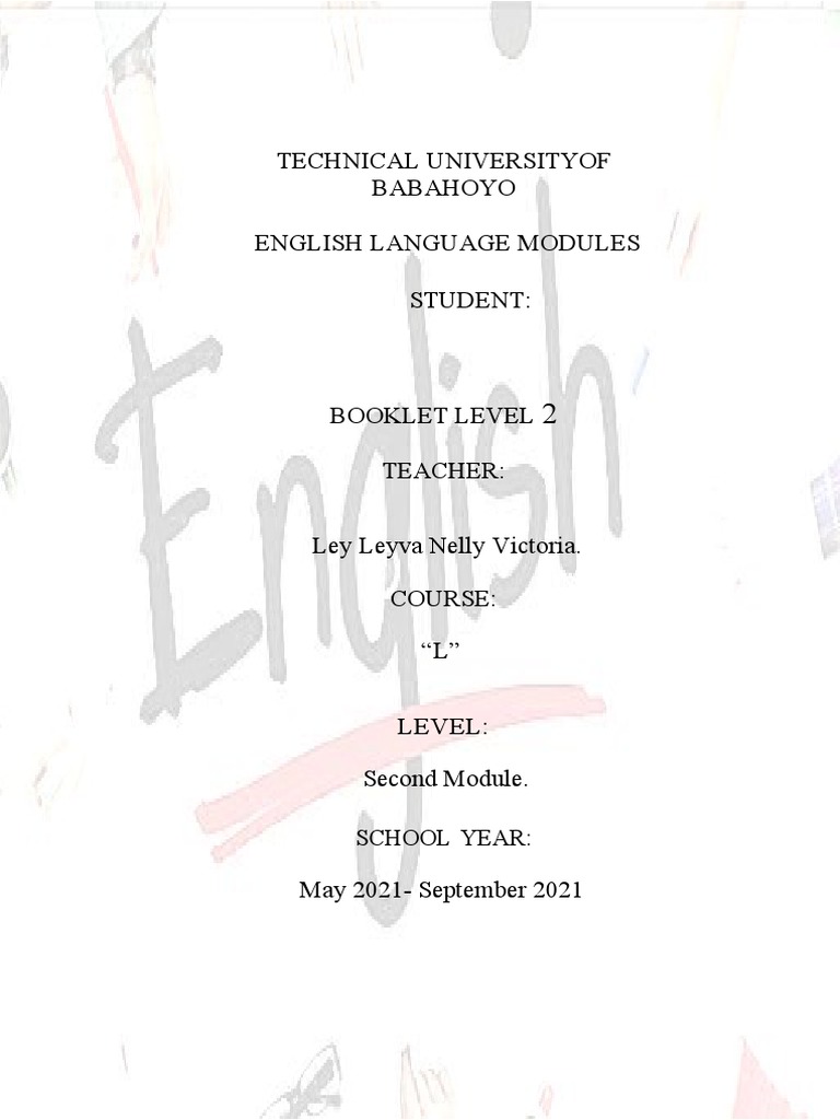 Blooklet Secon Level 2 | PDF | Question | Linguistics