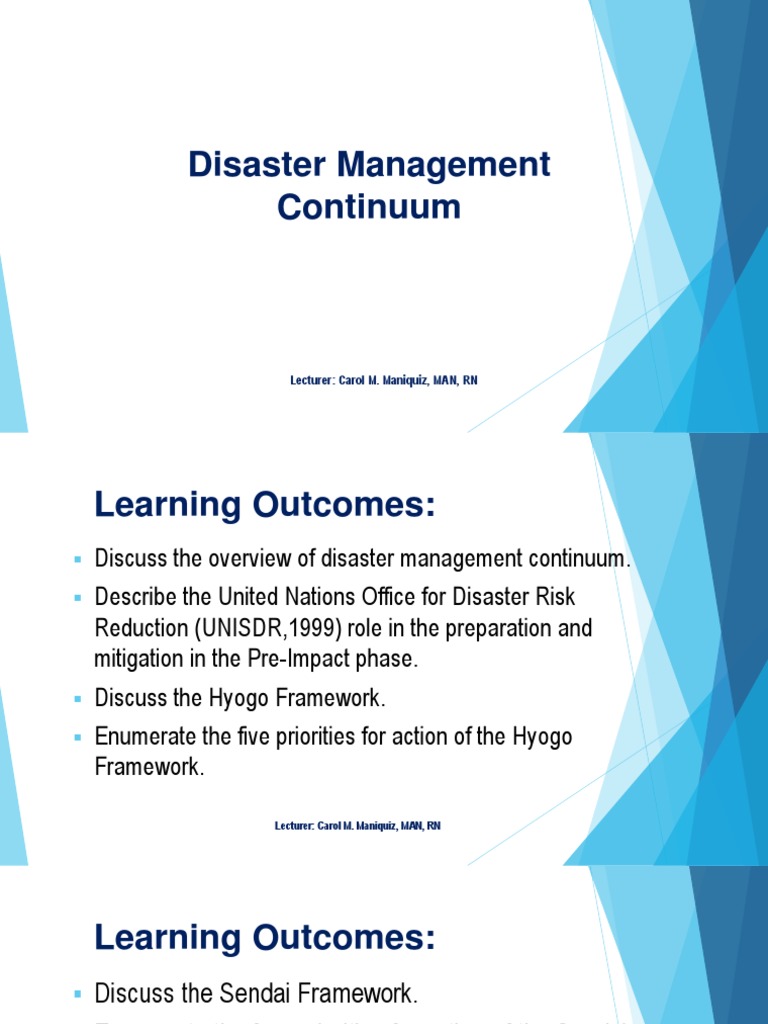 Hyogo Framework in Disaster Management | PDF | Emergency Management ...