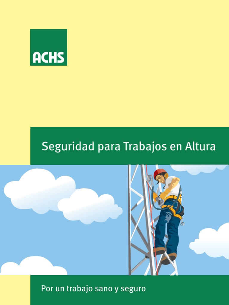 ACHS Manual para Trabajo en Altura | PDF | Metrología | Cantidades fisicas