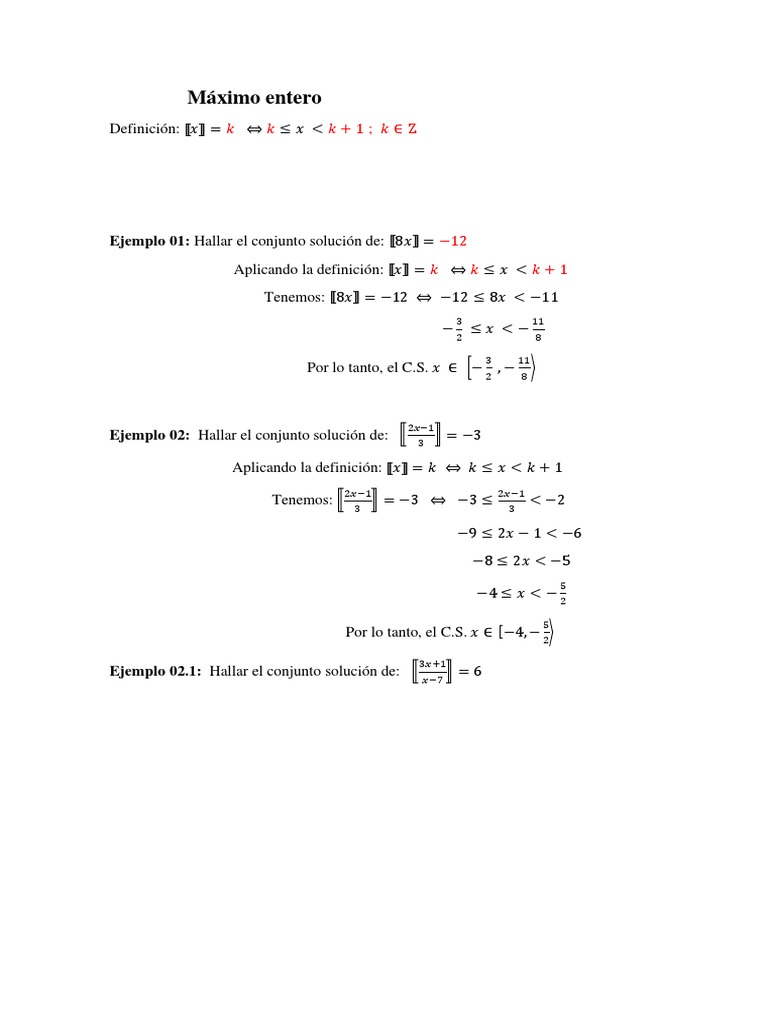 Maximo Entero Guia | PDF