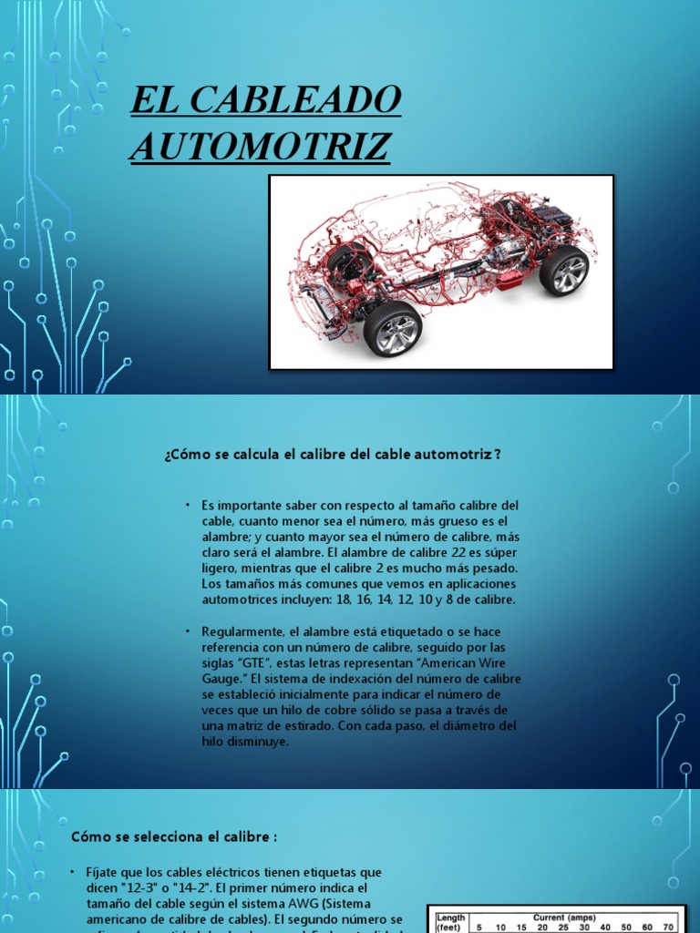Guía Completa de Cableado Automotriz | PDF | Aislador (Electricidad ...