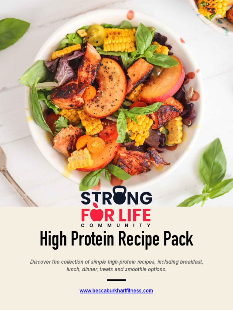 High Protein Recipe Collection | PDF | Cooking, Food & Wine