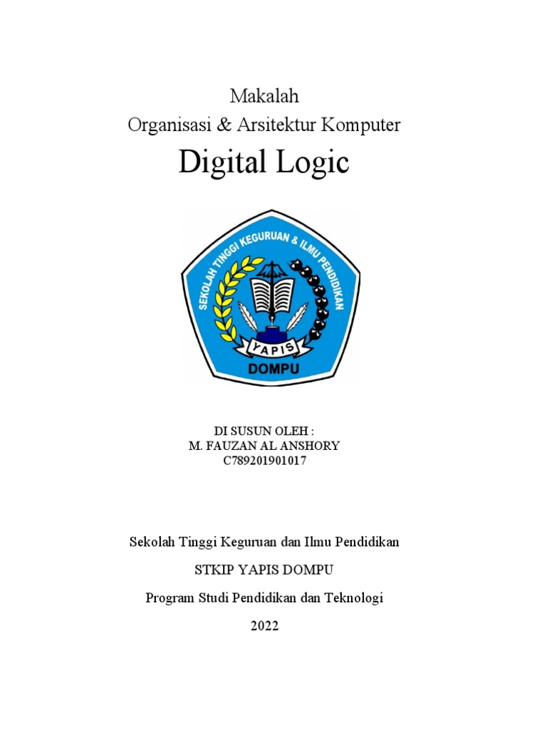 Makalah Digital Logic | PDF | Metode & Bahan Ajar