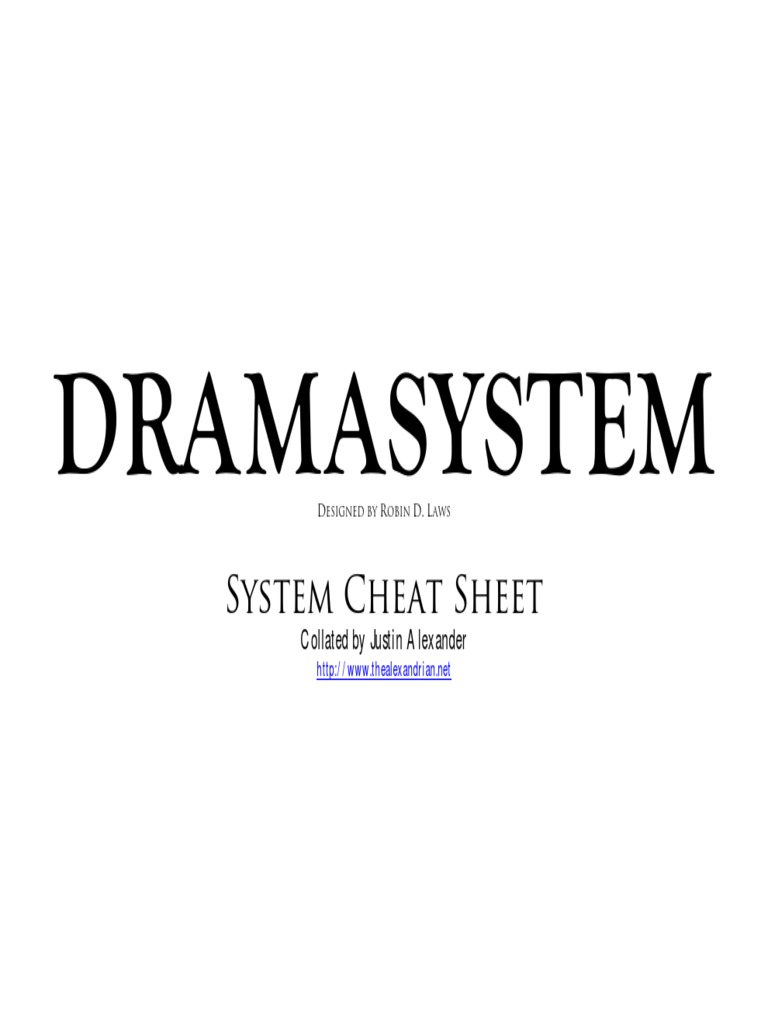 Drama System Cheat Sheet | PDF