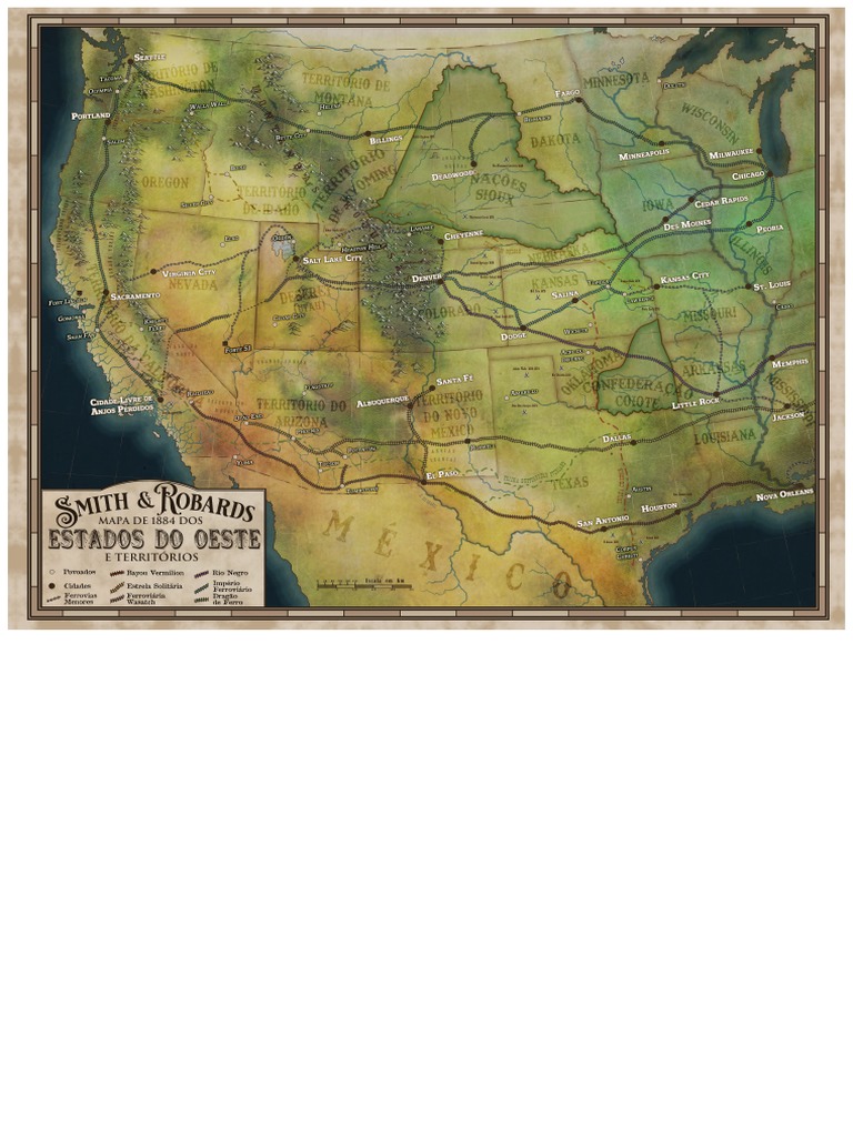 Mapa de Deadlands | PDF