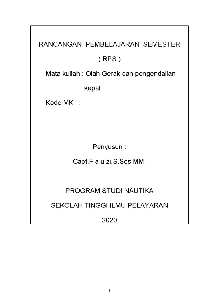Modul Olah Gerak KPL | PDF