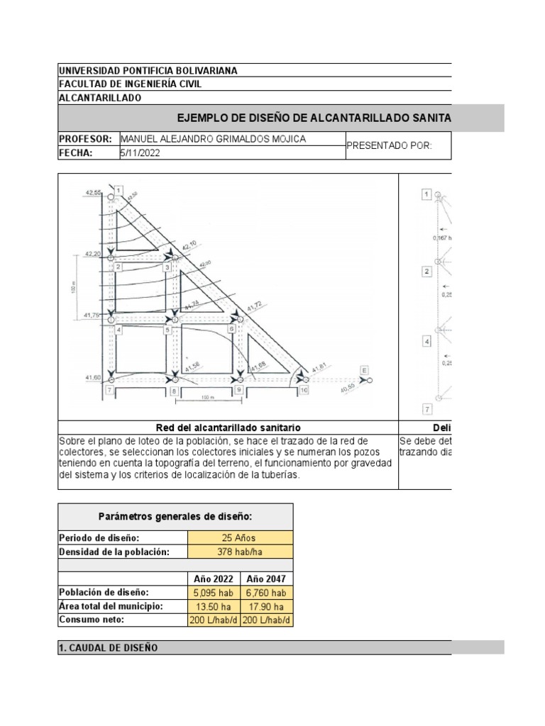 Diseño de Alcantarillado Samir Rios Rocha | PDF | Ciencias de la Tierra ...