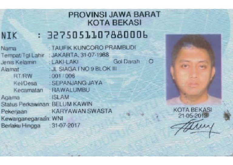 KTP Taufik | PDF