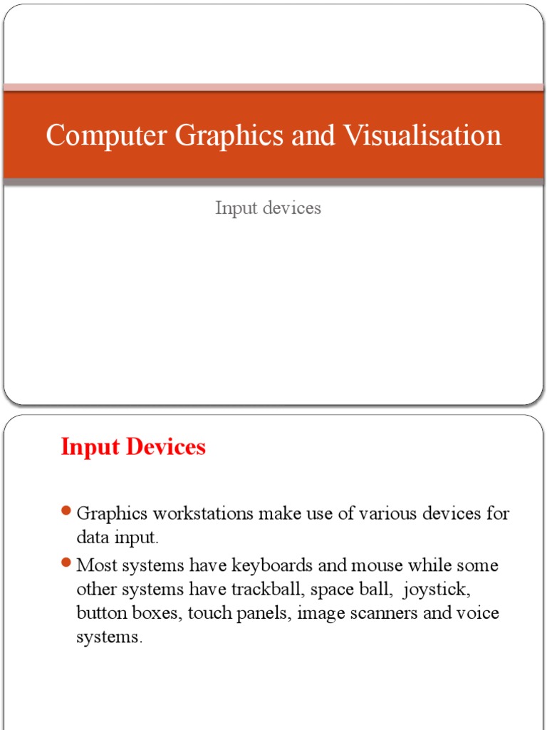 Input Devices | PDF | Computer Keyboard | Cursor (User Interface)