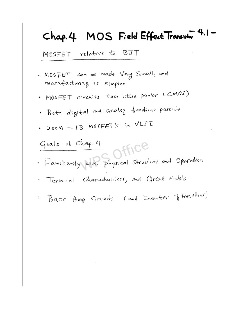 MOSFET Questions | PDF