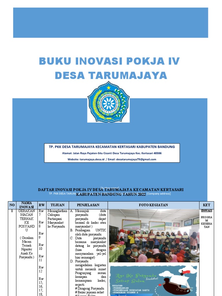 Buku Inovasi Pokja IV | PDF