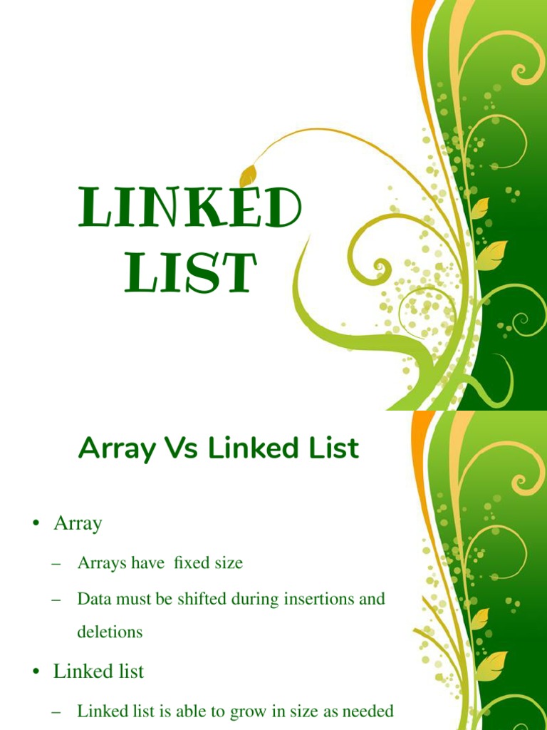 Linked List: Free Powerpoint Templates Free Powerpoint Templates | PDF ...