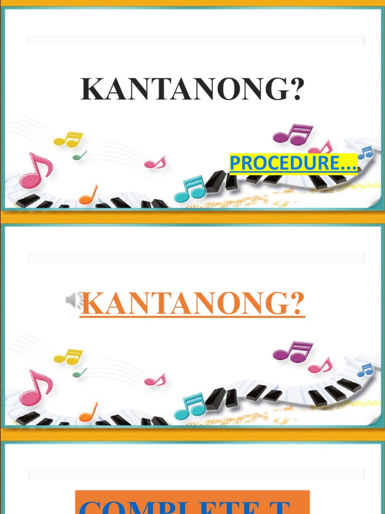 KANTANONG!!! | PDF