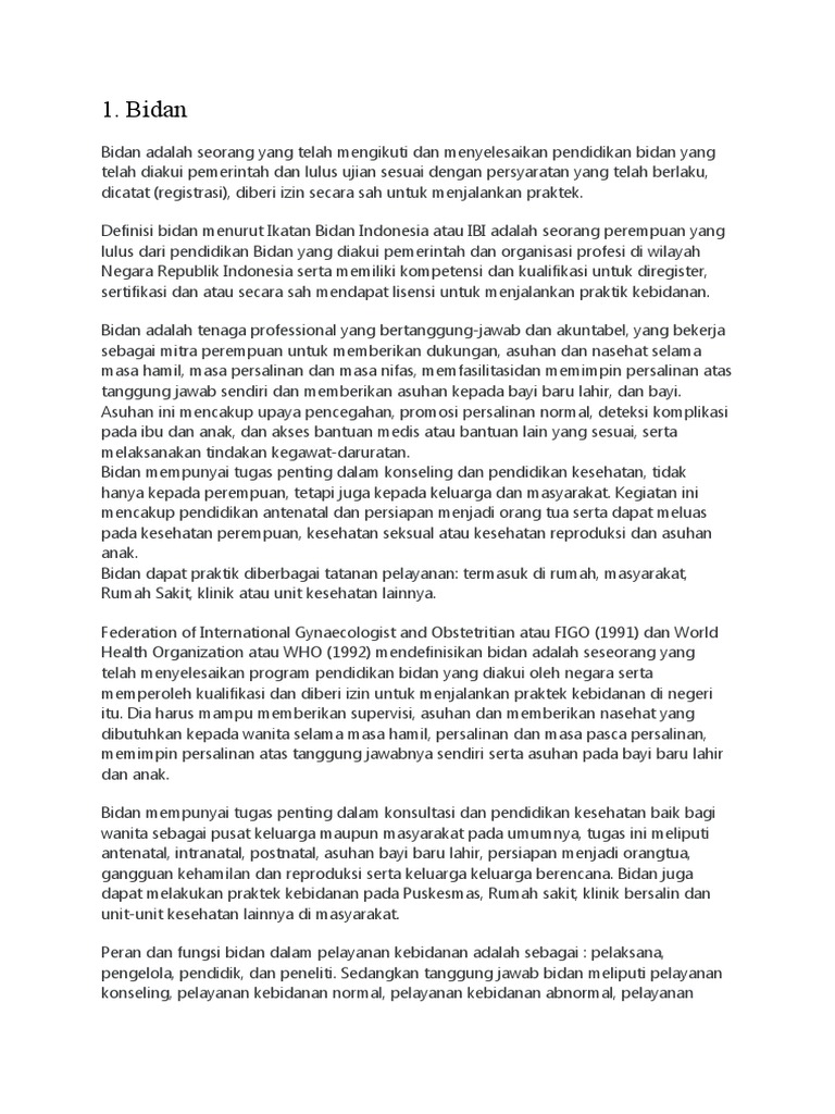 Atribut Bidan | PDF | Karier & Perkembangan