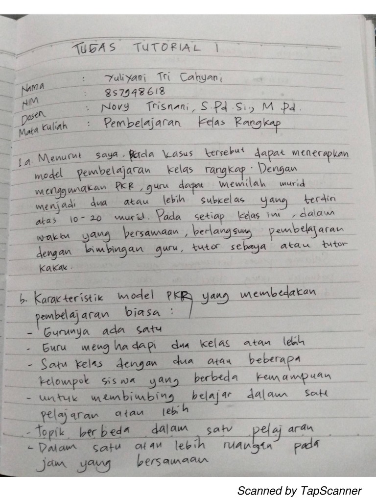 Tugas Tutorial 1 PKR | PDF