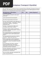 Bus Safety Checklist | PDF | Bus | Tire